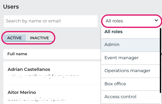 How to edit users, roles and permissions – Fever | EN