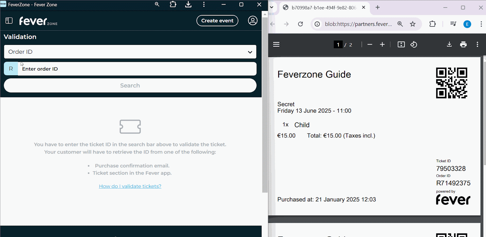 How to find a ticket – Fever | EN